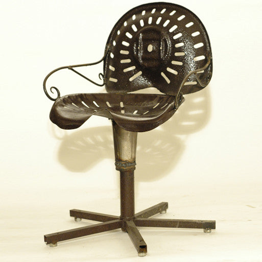 Furniture: Double Tractor Seat Chair – Linus Coraggio